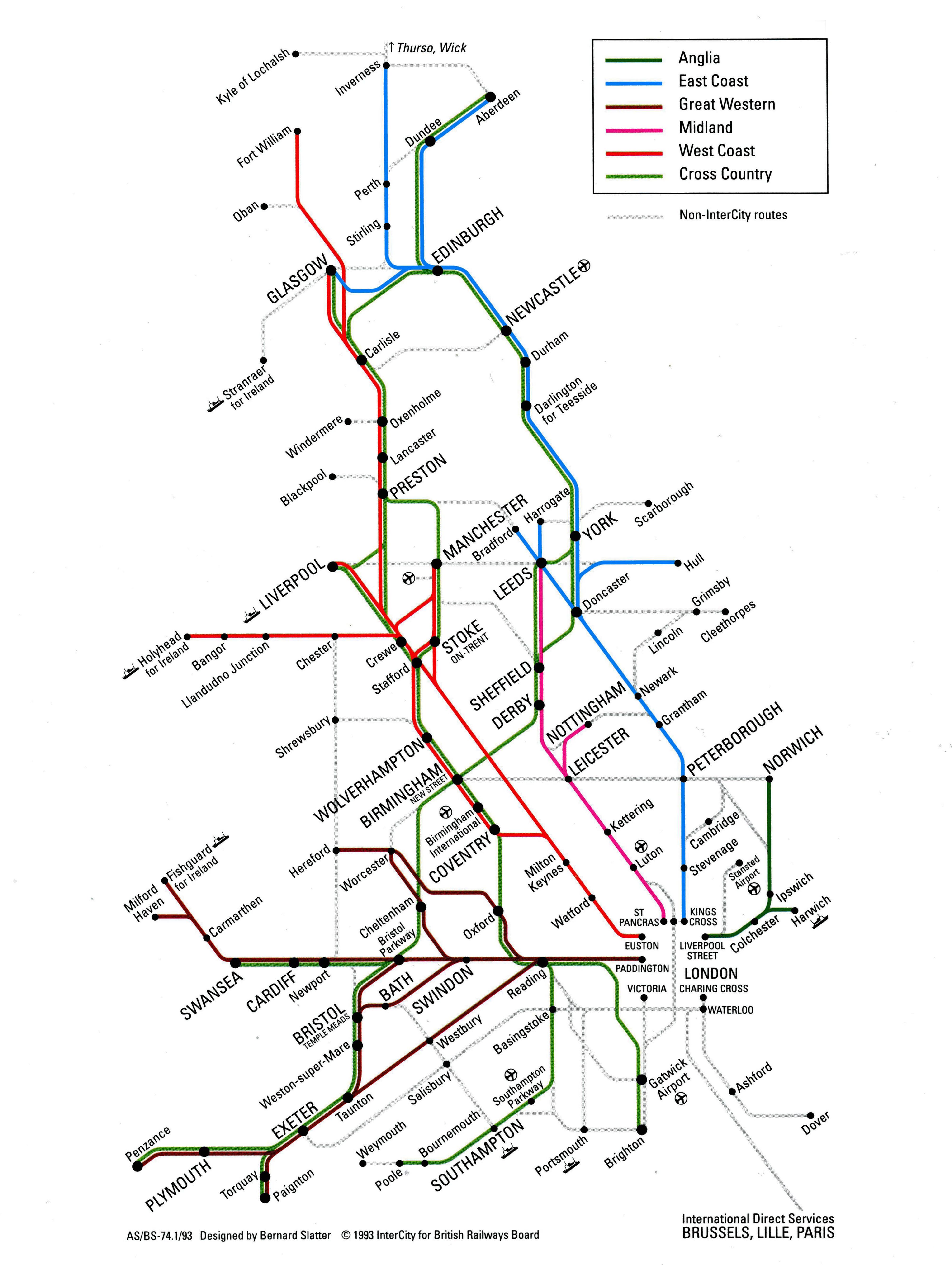 National Rail / ATOC maps