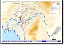 Athens Greece train rail maps