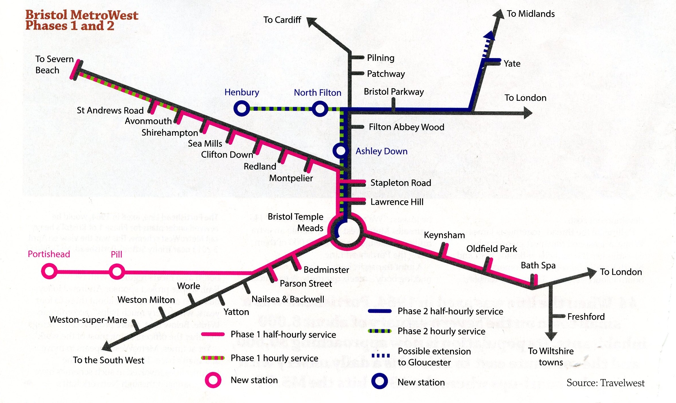 Bristol metro / rapid transit