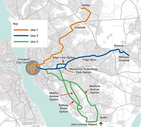 Merseyrail train & rail maps and reviews