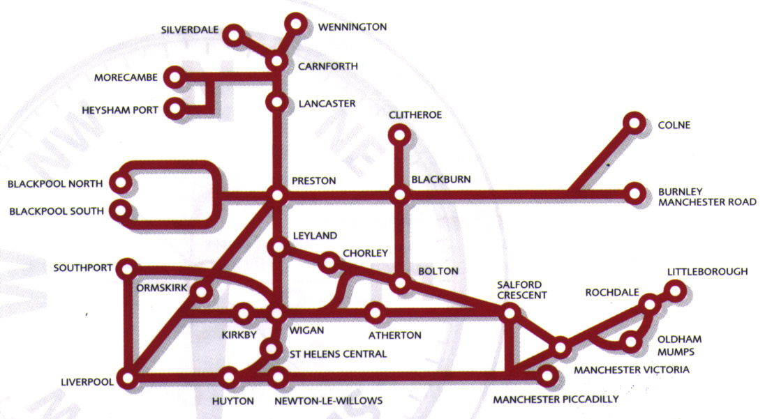 Northern Trains rail maps