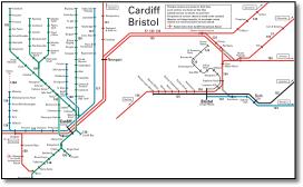 National Rail timetable maps