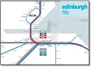Scotland and Scotrail train / rail maps