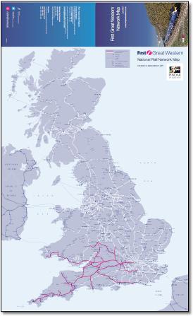 Great Western train / rail maps