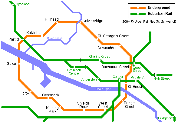 Scotland and Scotrail train / rail maps