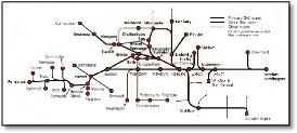 Great Western train / rail maps