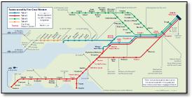 Great Western train / rail maps