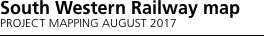 South Western train / rail maps
