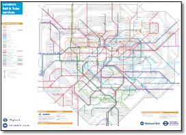 London Tube and Rail maps