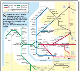 Merseyrail train & rail maps and reviews