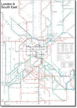 National Rail timetable maps