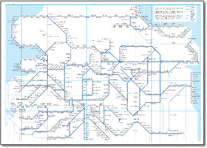 Northern Trains rail maps