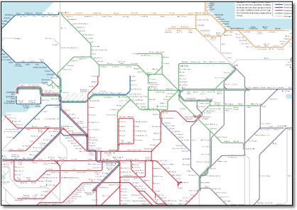 Northern Trains rail maps