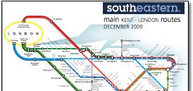 South Eastern train / rail maps