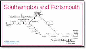 National Rail timetable maps