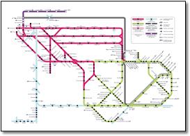 South Eastern train / rail maps