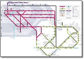 South Eastern train / rail maps