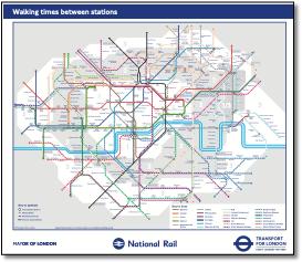 London Tube and Rail maps