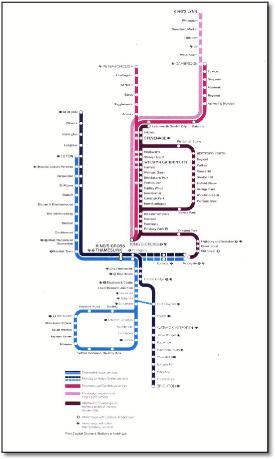 Thameslink train / rail maps
